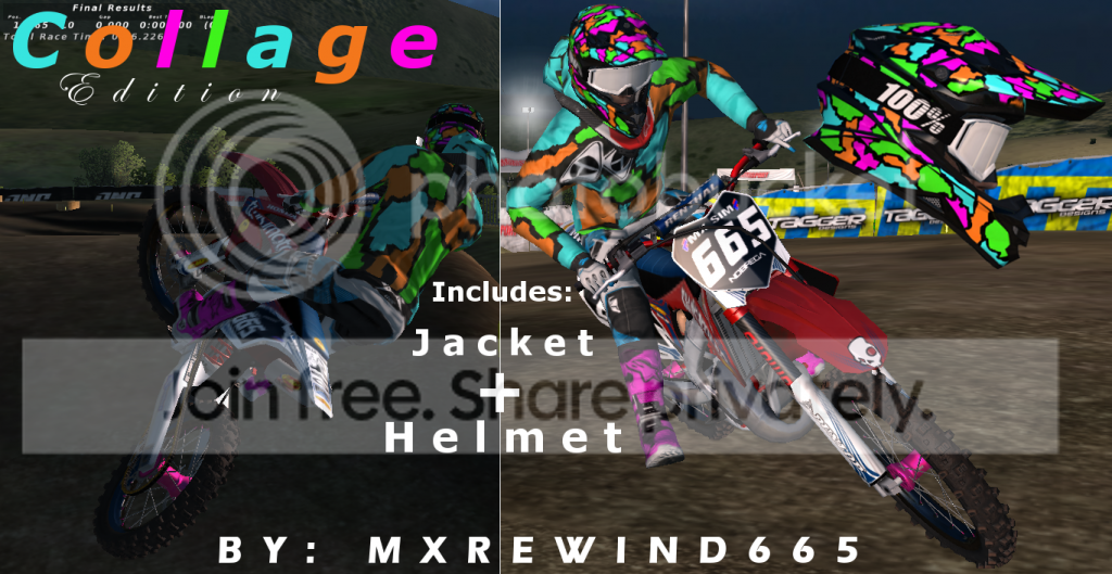 Mxrewind Collage Jacket+Helmet [RELEASE] - MX Simulator
