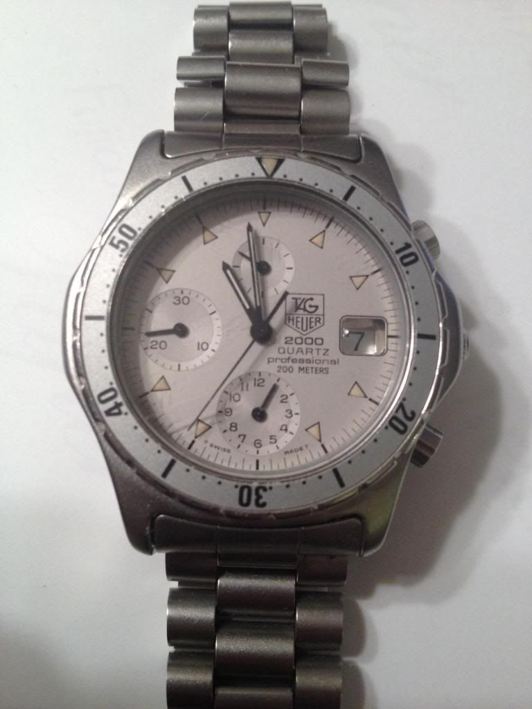 FSOT: Tag Heuer "2000" chrono circa 1985 | WatchUSeek Watch Forums