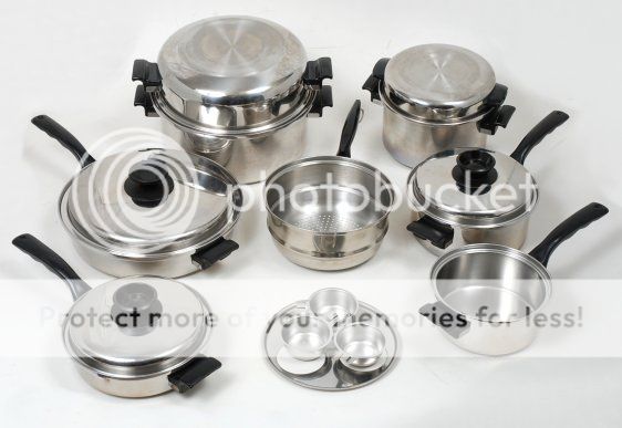 ROYAL QUEEN 16-Pcs MULTI-CORE (5-PLY) Cookware Set Dutch Oven Saucepans ...