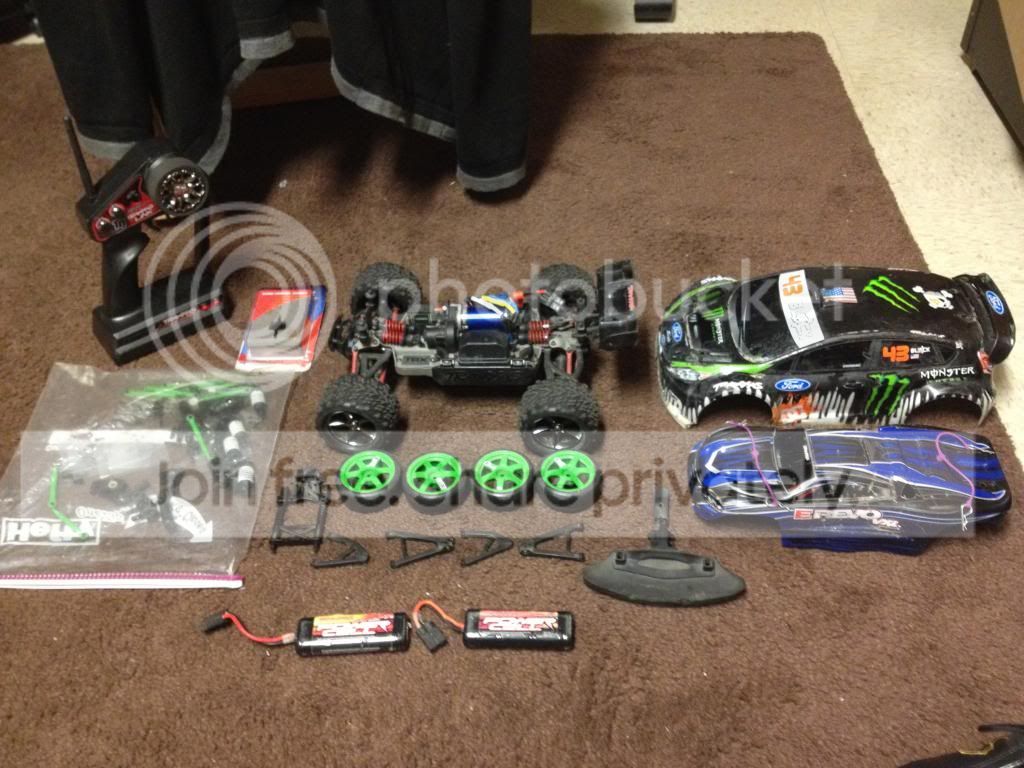 Traxxas Mini E-Revo with all conversion parts for Ken Block Rally - R/C ...